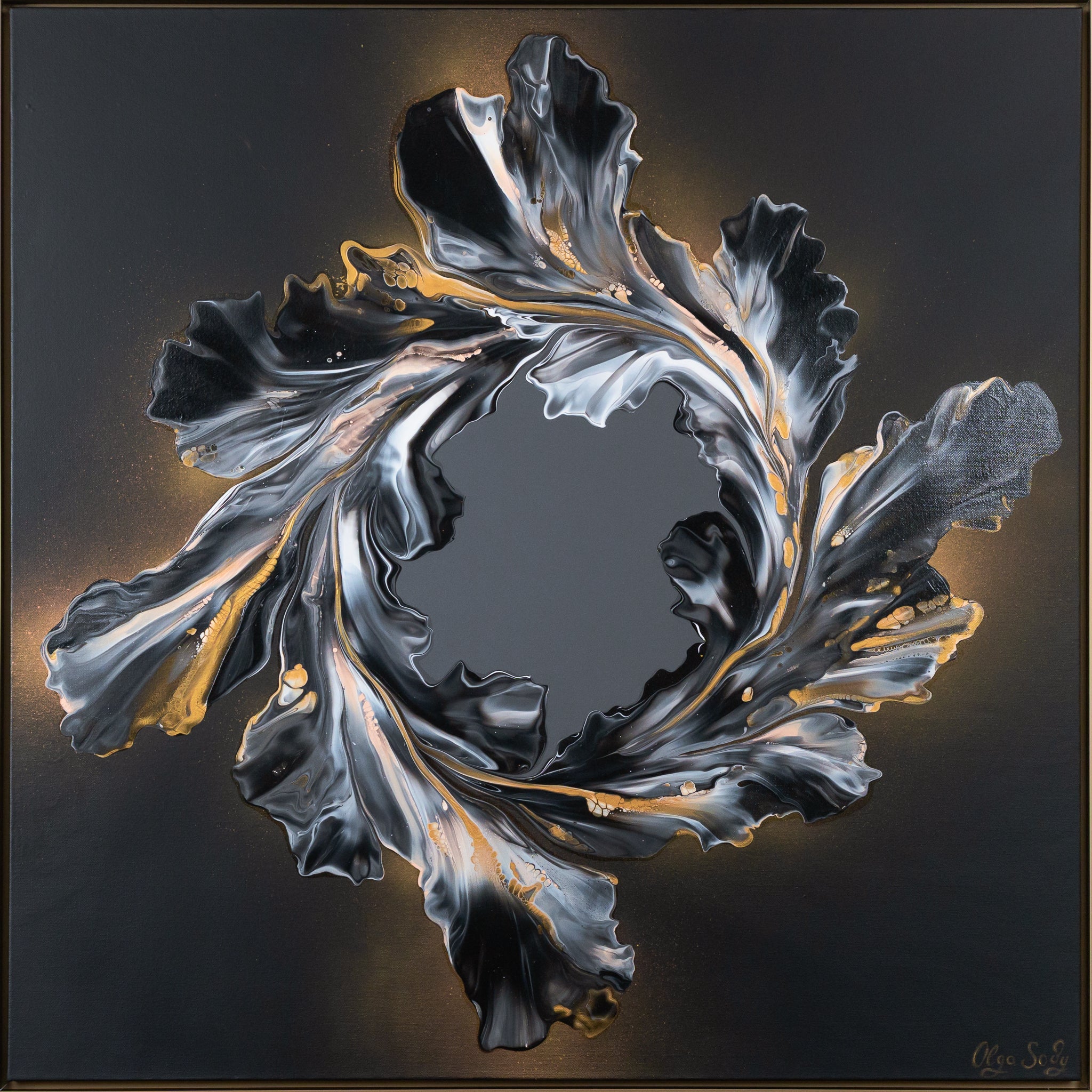 Abstract Painting for sale | Embrace the Now by Olga Soby