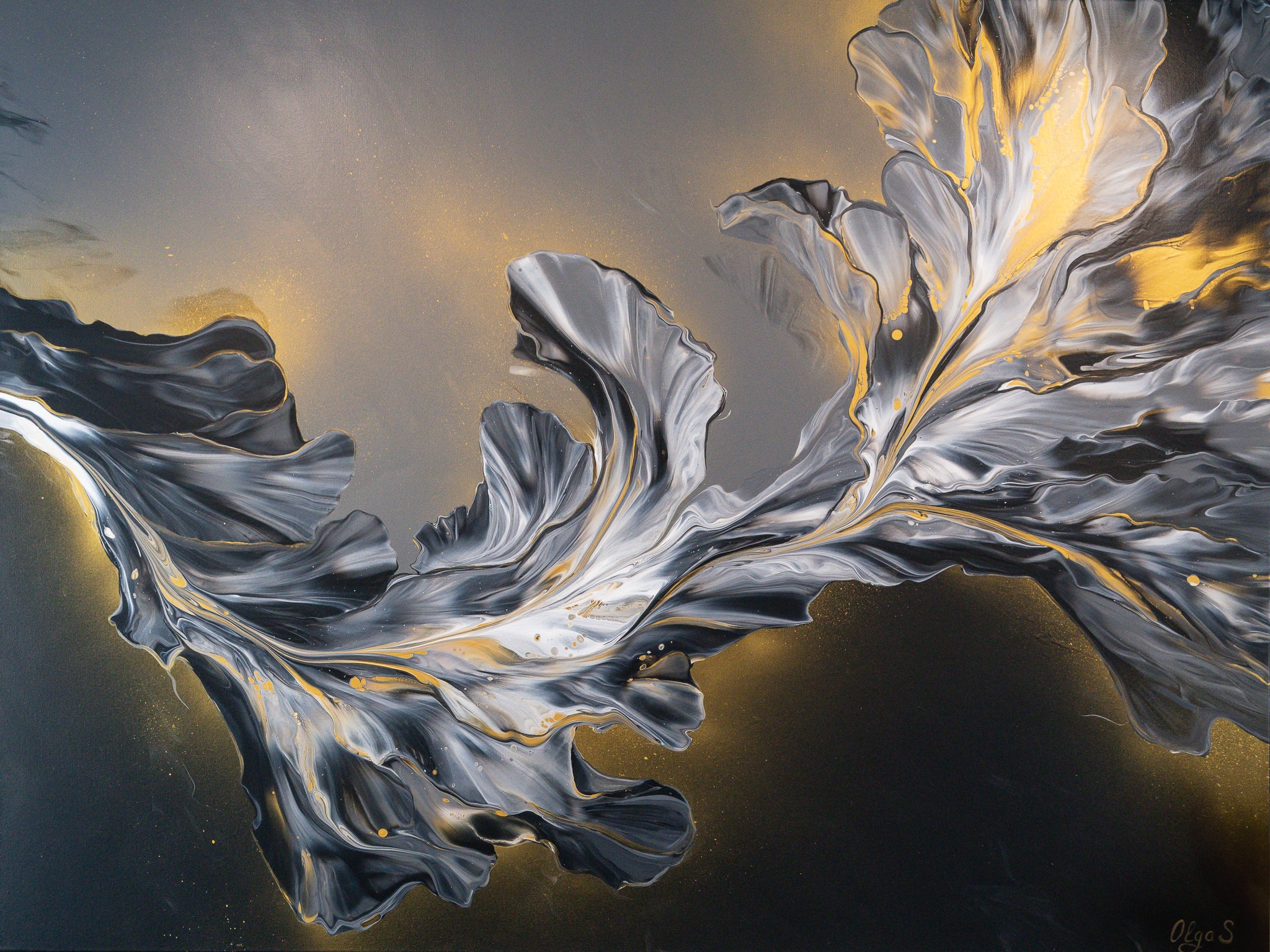 Abstract Painting for sale | Inspiration's Journey by Olga Soby