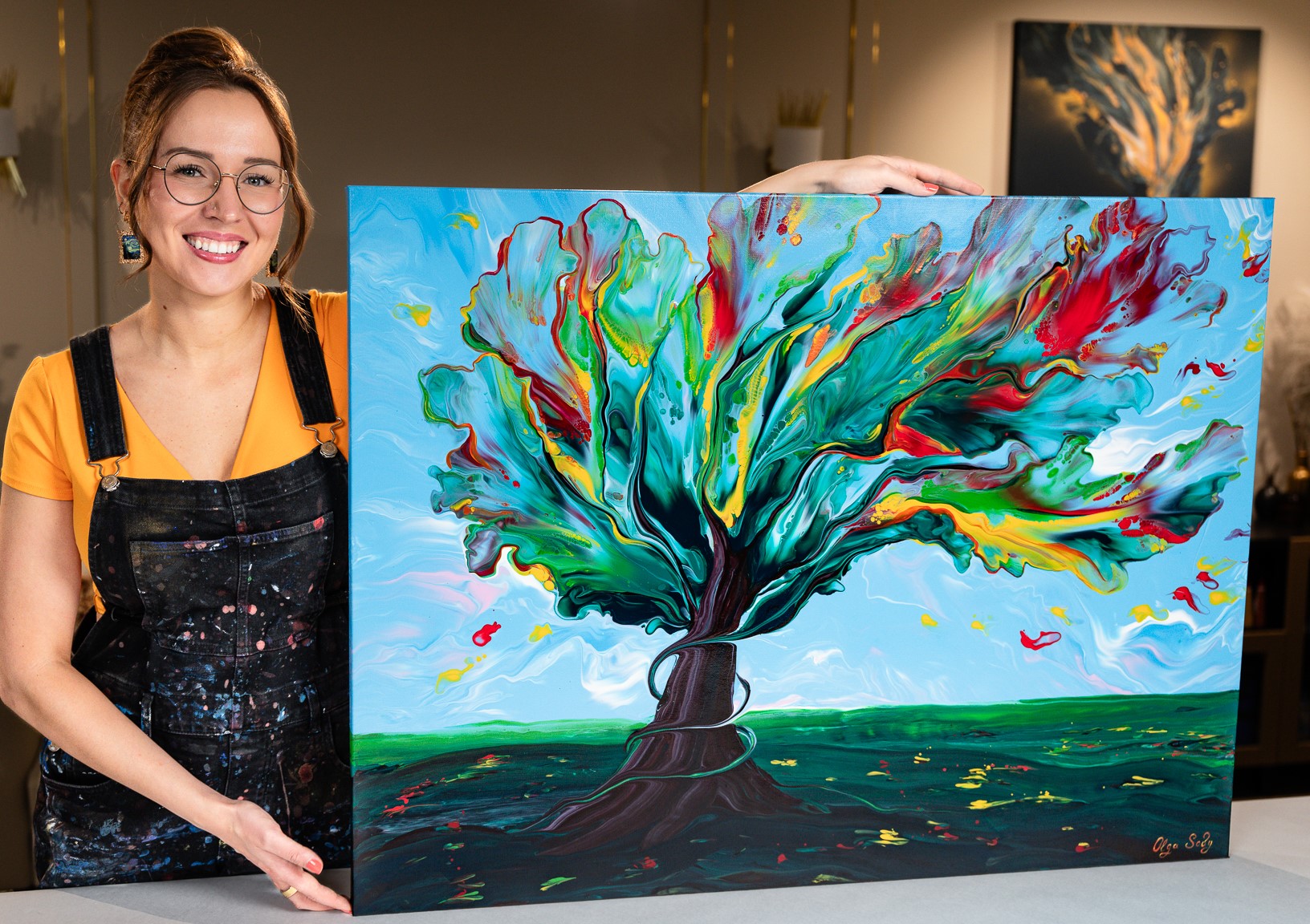 Abstract Painting for sale | Winds of Change by Olga Soby